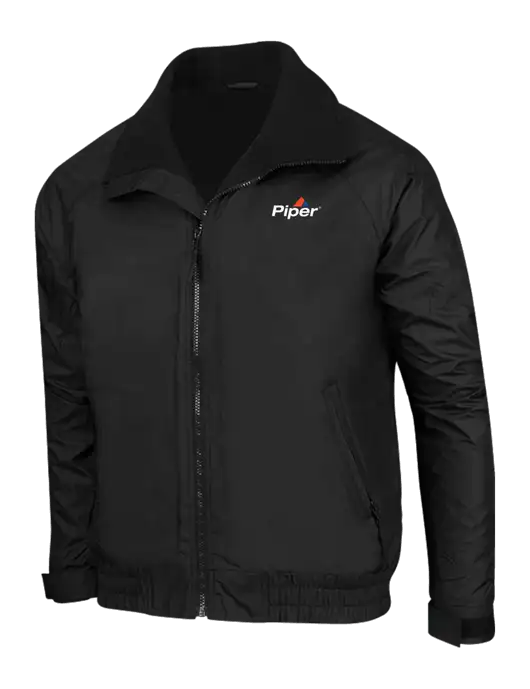 True Black/True Black Classic Competitor Jacket w/Piper Logo