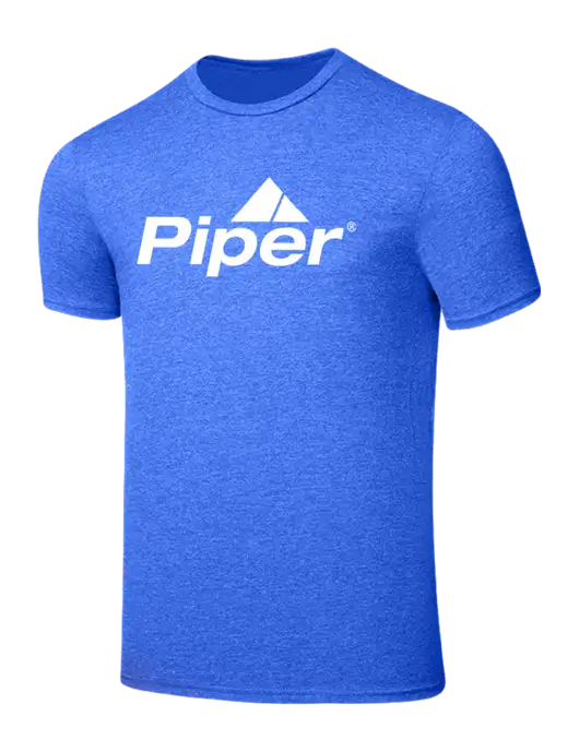 Seriously Soft Royal Frost T-Shirt w/Piper Logo