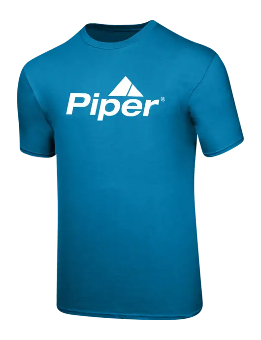 Ring Spun Sapphire 4.5 oz T-Shirt w/Piper Logo