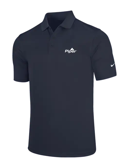 NIKE Navy Dri-Fit Players Victory Polo w/Piper Logo