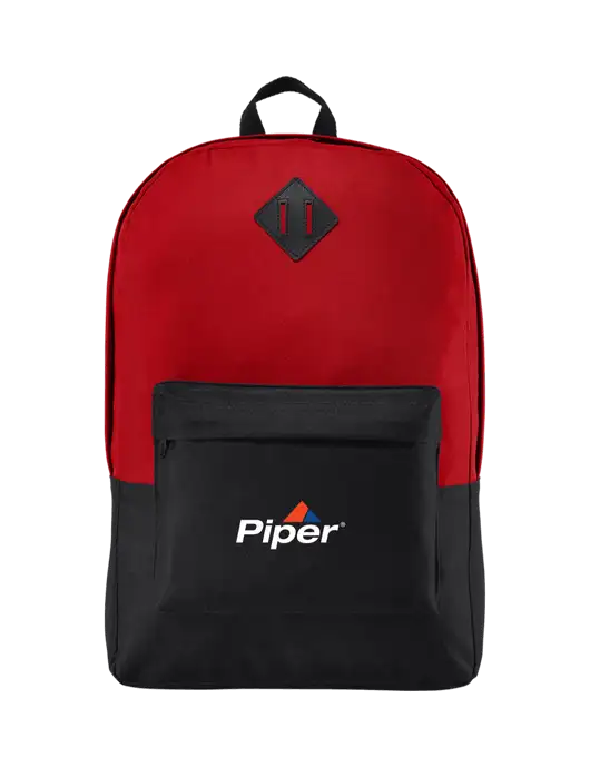 Retro True Red/Black Backpack w/Piper Logo
