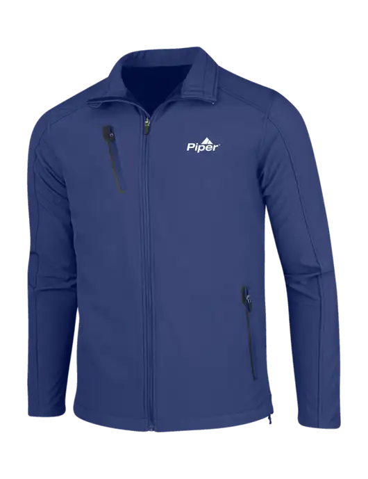 Dark Royal Welded Softshell Jacket w/Piper Logo