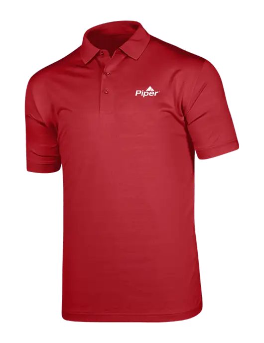 Callaway Vibrant Red Ventilated Polo w/Piper Logo