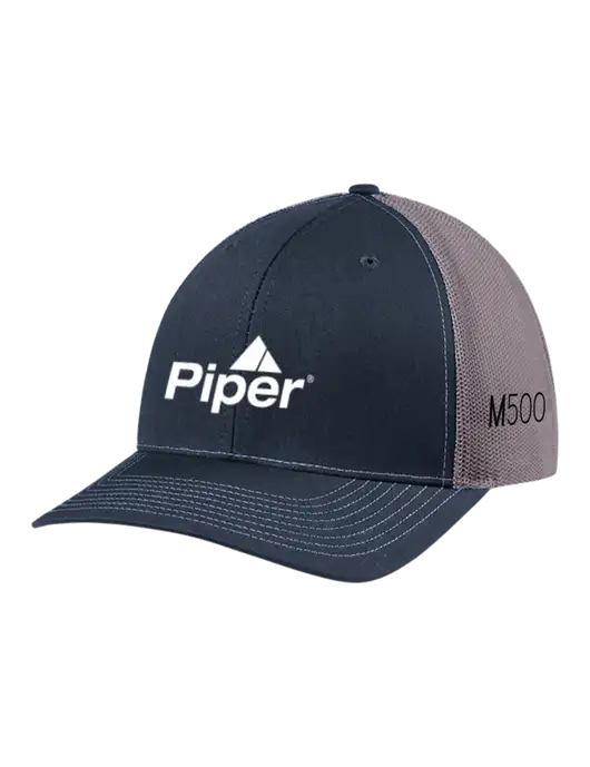 Richardson Adjustable Snapback Original 112 Trucker Cap Navy w/Charcoal ...