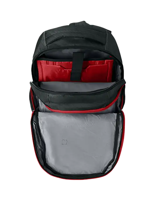 OGIO Dark Grey/Red Excelsior Laptop Backpack w/Piper Logo